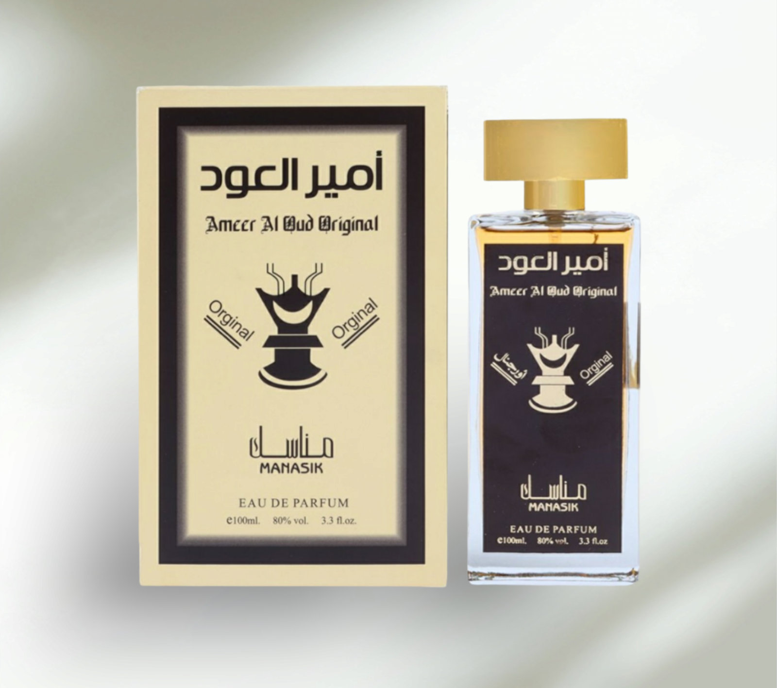 Arabian Perfume for Men • AMEER AL OUD • 100ml • Free Gift 3ml Perfume ...